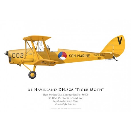 Tiger Moth PG712, Koninklijke Marine (Royal Netherlands Navy)