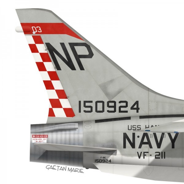 F 8e Crusader Cdr Harold Marr And Lt Jg Phil Vampatella Vf 211