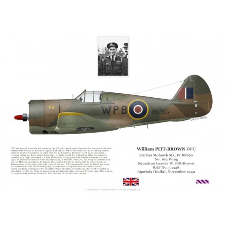 William Pitt-Brown, Mohawk Mk IV BS790, No 169 Wing, 1942 - Bravo Bravo ...
