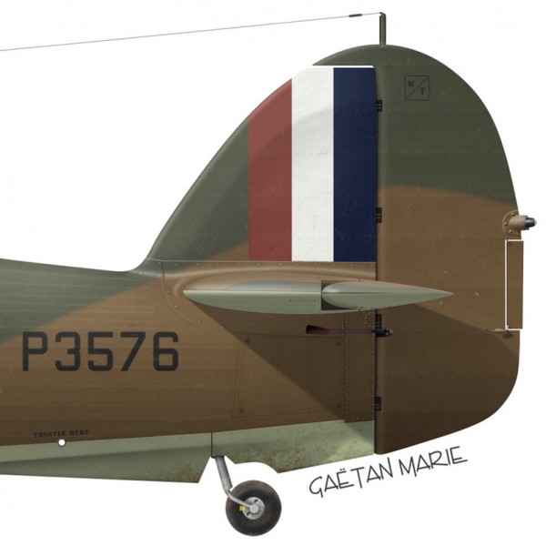 James Nicolson VC DFC, Hurricane Mk I P3576, No 249 Squadron RAF, août ...