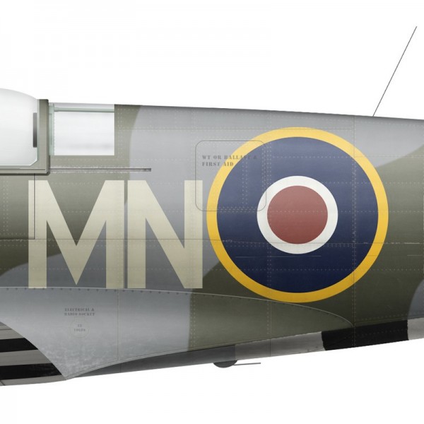 Spitfire Mk XIV RM693, Léopold Collignon, OC No 350 (Belgian) Squadron ...